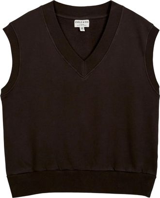 Emile Et Ida Sweat Col V Coton Bio Yena - Collection Femme - Emile et Ida