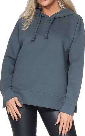 Elbsand Mette Damen Hoodie, Sweatshirt mit Kapuze, locker geschnitten