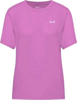 Jack Wolfskin Femme, Sport, Violet, Taille: 42 FR Vonnan S/S T W