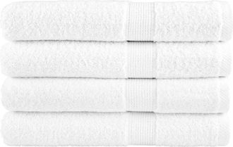 vidaXL Premium-Handtücher solund 4 Stk. Weiß 100x200 cm 600 g/m² Vidaxl