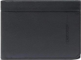 Piquadro Homme, Accessoires, Noir, Taille: ONE Size Portefeuille avec poche à monnaie et protection Rfid