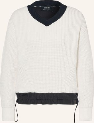 Marc Cain Pullover Im Materialmix schwarz