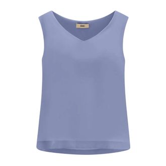Herno V-neck Blouse - - Tops - Damen - Blau - XL