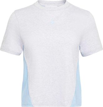J.W.Anderson t-shirt à empiècements - Gris