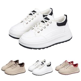 Generic Chaussures de sport d&eacute;contract&eacute;es pour femme - Baskets &agrave; lacets confortables et douces - Semelle int&eacute;rieure rembourr&eacute;e - Chaussures dext&eacute;rieur l&eacute;g&egrave;res