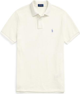 Ralph Lauren Piqu&eacute;-Poloshirt mit Logo-Stickerei, Custom Slim Fit in