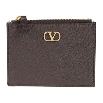 Valentino Garavani VLogo Signature Kartenetui - - Accessories - Damen - Braun - ONE SIZE