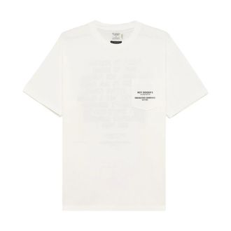 Roy Rogers Homme, Tops, Blanc, Taille: XL R.r.workwear x E.g. Jersey T-shirt