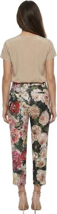 Dolce & Gabbana Womens Multicolor Cotton Casual Pants