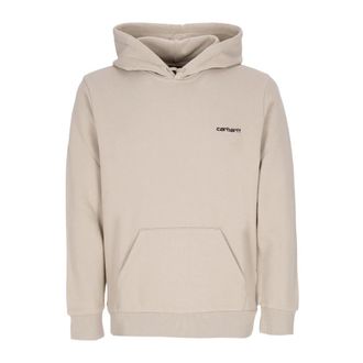 Carhartt Work in Progress Script Embroidery Kapuzenpullover - - Sweatshirts & Hoodies - Herren - Beige - XL