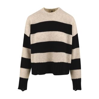 Aniye By Aly Cropped Sweater - - Knitwear - Damen - Mehrfarbig - M