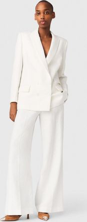 Maje Veste De Tailleur Crois&eacute;e - Blanc - Maje