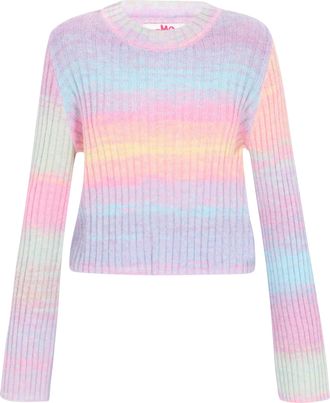 Mymo Pullover Frauen rosa mehrfarbig