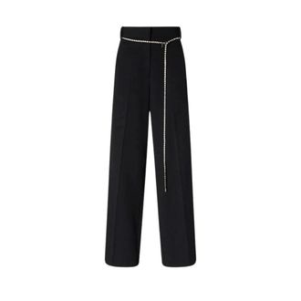 Pinko Pinko, Femme, Pantalons, Noir, Taille: 36 FR Pantalon Large Cedro