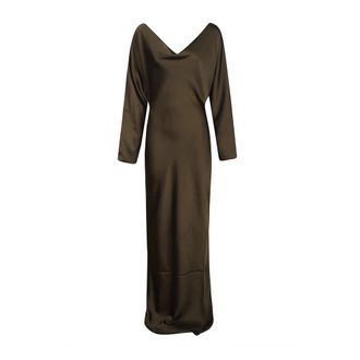 Norma Kamali Femme, Robes, Vert, Taille: 40 FR Dolman Maria Long Dress