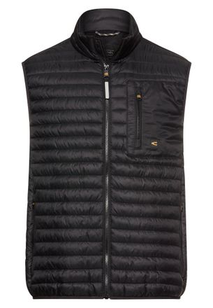Camel Active Herren Weste mit wasserabweisender Funktion Schwarz, menswear-3XL