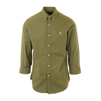 Polo Ralph Lauren Homme, Chemises, Vert, Taille: XL Oxford Cubdppcs Long Sleeve Sport Shirt