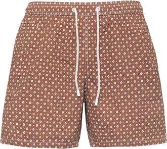 Saint Barth Homme, Maillots de bain, Brun, Taille: S Lighting Micro Swim Shorts