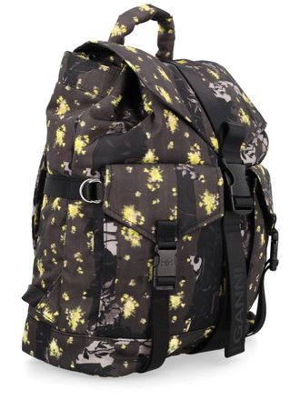 Ganni Re-Tech Recycled Polyamide Backpack - Multicolor