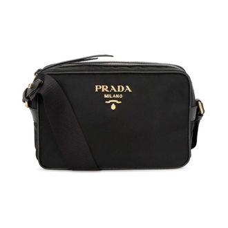 Prada Vielseitige Nylon Umh&auml;ngetasche - - Bags - Damen - Schwarzk - ONE SIZE