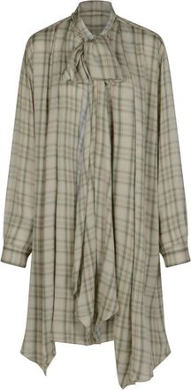 Acne Studios Femme, Robes, Multicolore, Taille: 40 FR Check Tunic Dress