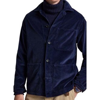 Polo Ralph Lauren Surchemise droite col classique c&ocirc;tel&eacute;e en coton