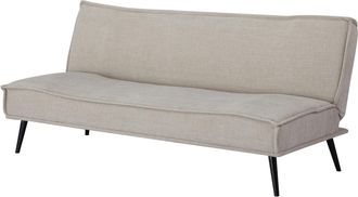 Giga Meubel Schlafsofa 3-Sitzer - Beiger Stoff - Sitzhöhe 43 cm