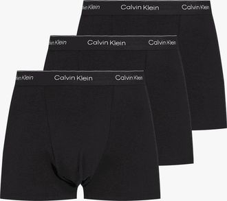 Calvin Klein Lot de 3 boxers en coton m&eacute;lang&eacute;