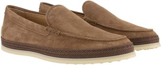 Tod's Tods Loafer - Pantofola Gomma Rafia Tv - Gr. US_10_5 - in Braun - f&uuml;r Damen