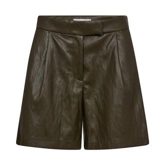 Co'Couture Femme, Shorts, Vert, Taille: 40 FR GittCC Pleat Shorts