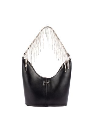 Faina Abendtasche mit Kristallen Damen schwarz