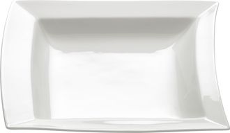 Maxwell & Williams Sway Teller Tief, Suppenteller, Tiefer Teller, Salatteller, Porzellan, Wei&szlig;, 24 cm, JX31041