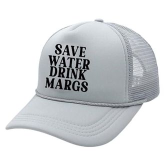 Generic Chapeau de camionneur tendance dr&ocirc;le et mignon graphique country tequila bi&egrave;re chapeau femme homme chapeau local, gris, M