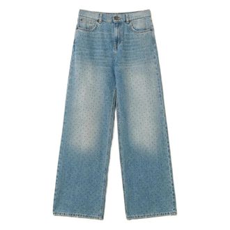 Twinset Jeans cinque tasche con strass - - Jeans - Damen - Blau - W27