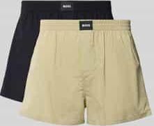 HUGO BOSS Boxershorts aus reiner Baumwolle Modell 2P BOXER S. CW PEACH