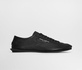 Dolce & Gabbana Lipari Aus Kalbsleder - Mann Schn&uuml;rschuhe Schwarz 40.5