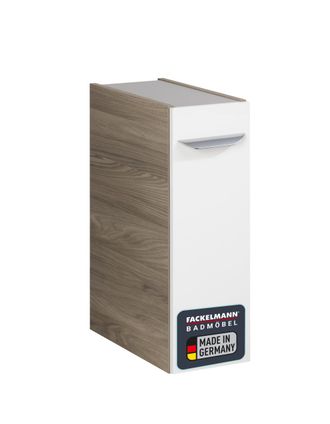 Fackelmann Unterschrank Luxor mit Apothekerauszug/Badschrank mit Soft-Close-System/Ma&szlig;e (B x H x T): ca. 20 x 60,5 x 45 cm/Schrank f&uuml;rs Bad mit 1 Auszug/Korpus: 