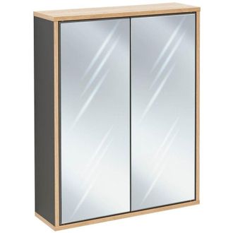 Fackelmann Finn Spiegelschrank 60cm - Anthrazit