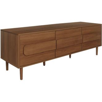 Sweeek Vintage TV-M&ouml;bel in Holzoptik mit 3 T&uuml;ren, 150 cm