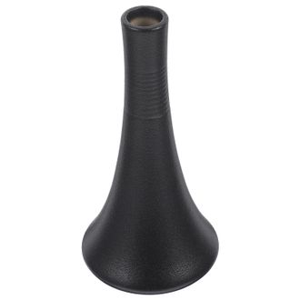 DOITOOL Keramik Vase Schwarz Kleine Blumenvase mit Flachem Boden Dekorative Blumendekoration für Wohnzimmer Küche Büro Vielseitiger Blumenhalter