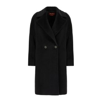 Max Mara Damen, M&auml;ntel, Schwarzk, LGr&ouml;&szlig;e