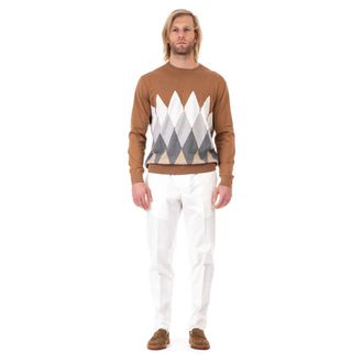 Ballantyne Homme, Pulls, Multicolore, Taille: 2XL Pull Classique &agrave; Losanges