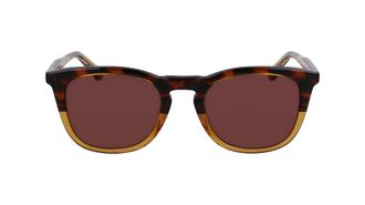 Calvin Klein Unisex Adult Sunglasses CK23501S - Brown Havana with Solid Brown Lens