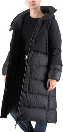 Montereggi Femme, Manteaux, Bleu, Taille: 36 FR Urban Down Jacket