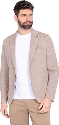 Bob Homme, Vestes, Beige, Taille: S Giacca monopetto slim