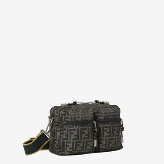 Fendi Mens Dorm Bag Multicolour Ff Zucca Fabric Polyester Shoulder