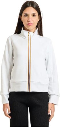 K-Way Femme, Sweatshirts et sweats &agrave; capuche, Blanc, Taille: 36 FR Alara Cropped SweaT-shirt
