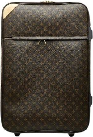 Louis Vuitton unisex, Pre-owned, Brun, Taille: ONE Size Pre-owned Pegase65 Monogram Trolley Suitcase