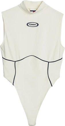 Tommy Jeans 1985 Stretch Body - Blancs - - Tops - Damen - Wei&szlig; - M