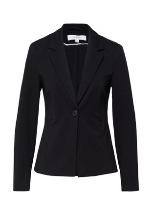Comma Taillierter Blazer aus weichem Jersey mit Rei&szlig;verschlusstaschen